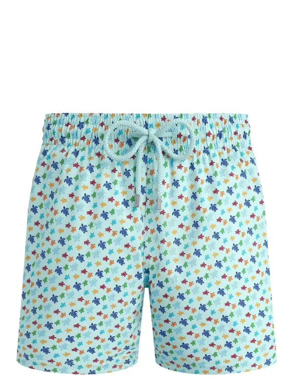 Vilebrequin Micro Ronde Des Tortues Rainbow Swim Shorts - Pacific /blue