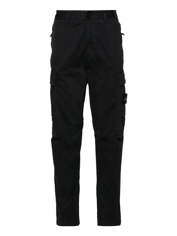 Stone Island Regular Tapered Cargo Pants - Blue