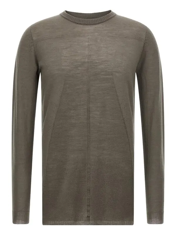 Rick Owens Crewneck Long Sleeve Pullover - Green