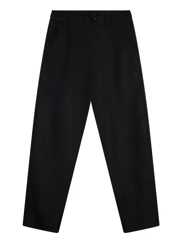 Comme Des Garçons Straight Leg Pants - Black