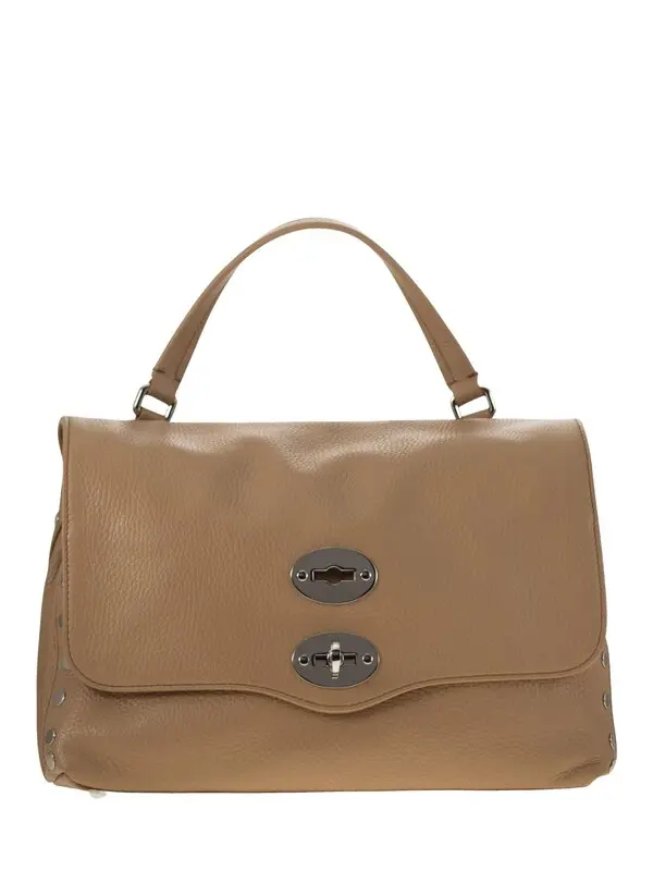 ZANELLATO Flip Shoulder Bag - Brown
