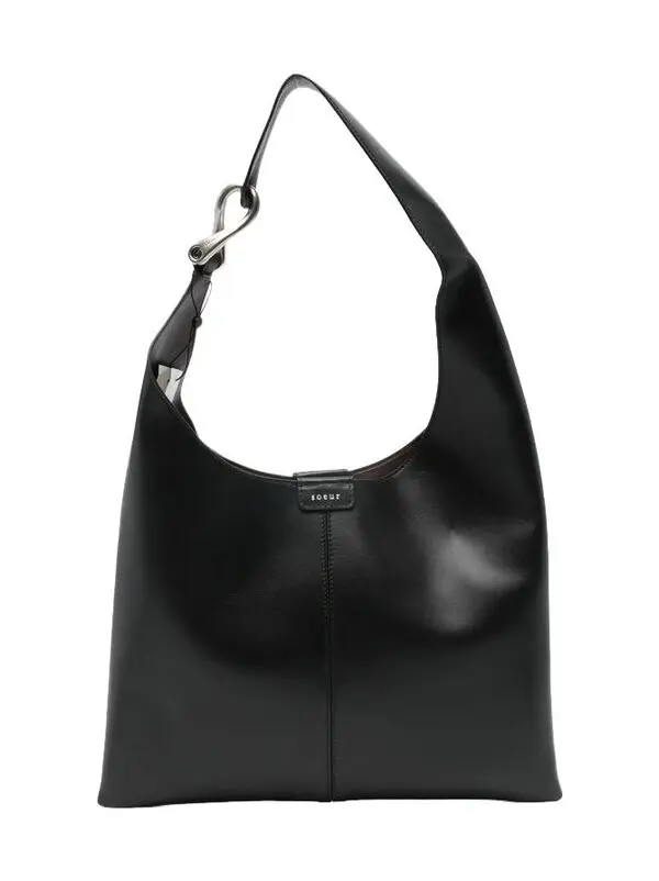 Soeur Logo Shoulder Bag - Black