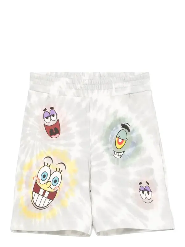 Stella McCartney Tie-dye Character Print Jersey Shorts - Multicolor