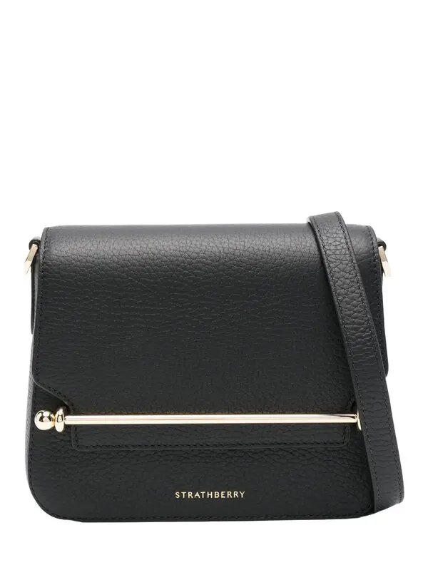 Strathberry Mini Ace Cross Body Bag - Black