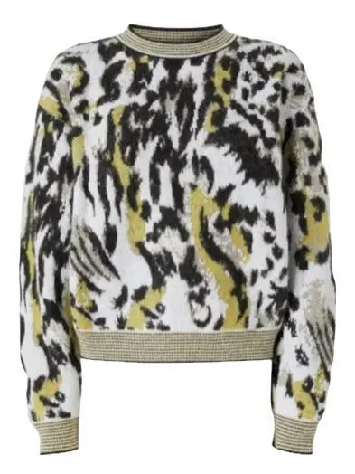 Missoni Round Neck Long Sleeve Sweater - White