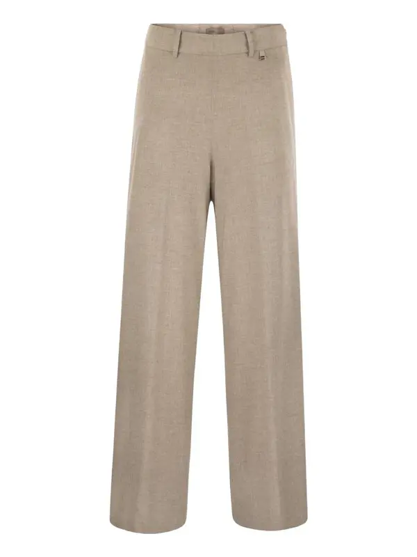 Herno Belt Loop Casual Pants - Nude