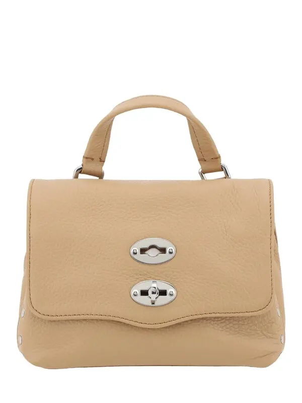 ZANELLATO Flip Shoulder Bag - Beige
