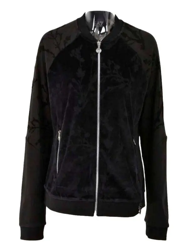 EA7 Zip-up Logo Jacket - Black