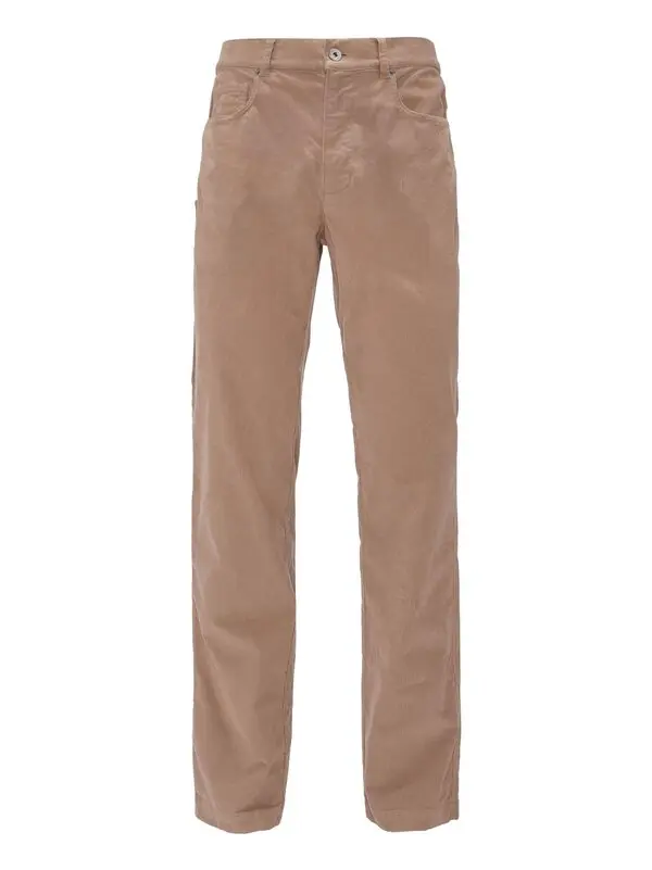 J.W.ANDERSON Jw Anderson Straight Leg Corduroy Trousers - Brown