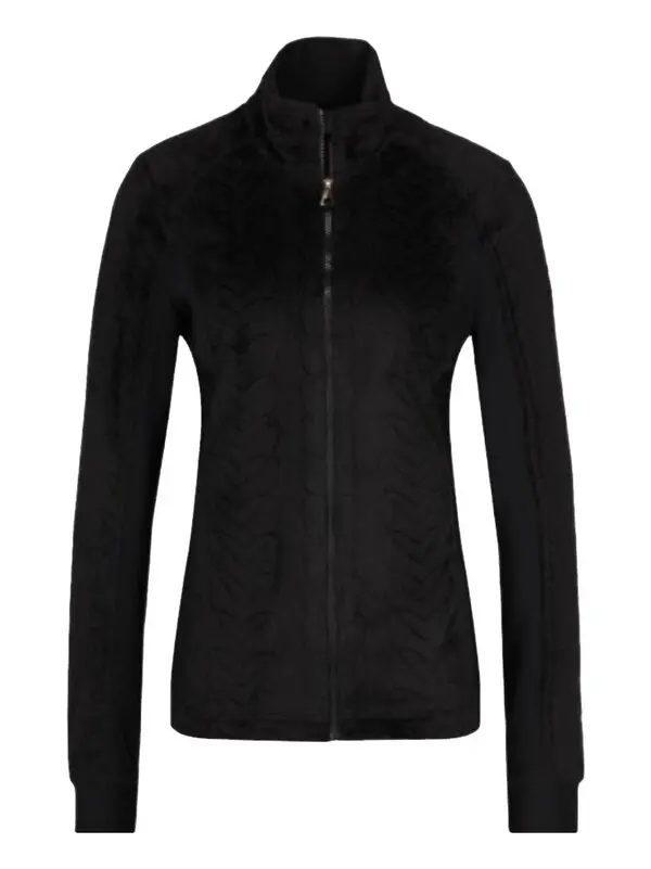 EA7 Zip-up Jacket With Logo Detail - Black