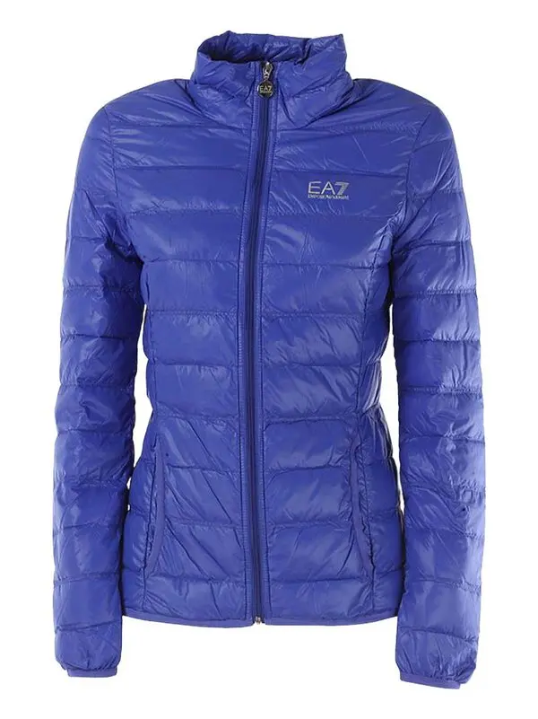 EA7 Padded Logo Jacket - Blue