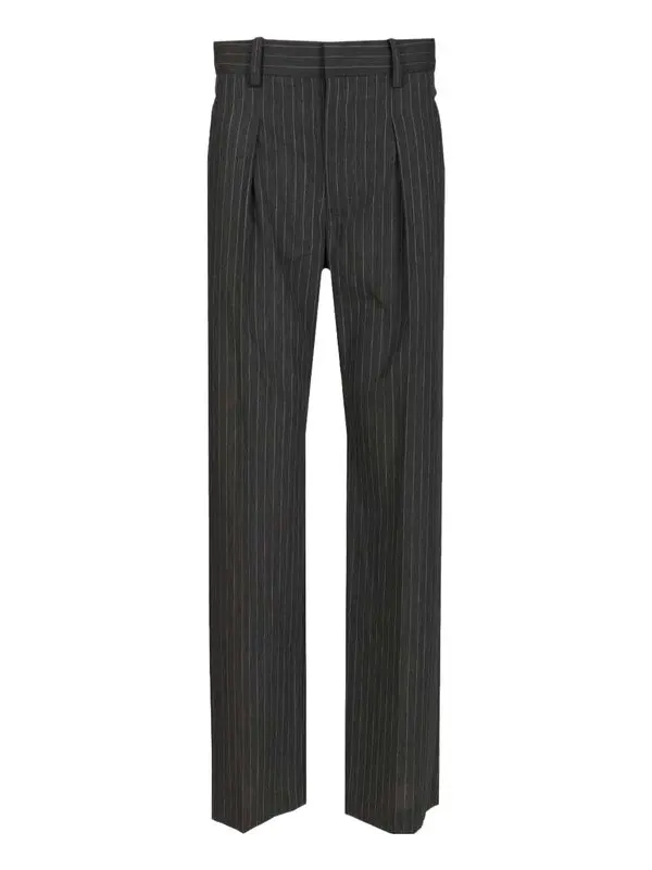 Isabel Marant Étoile Lisetta Pinstripe Trousers - Black