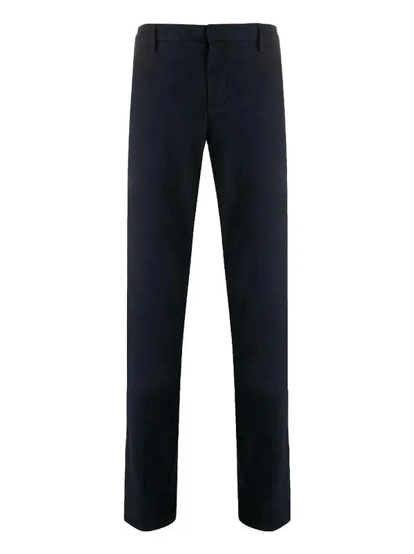 DONDUP Mid Rise Slim Fit Trousers - Black
