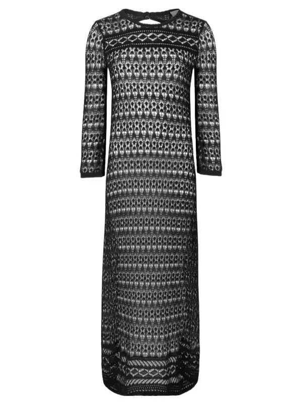 Isabel Marant Étoile Paloma Lace Maxi Dress - Black
