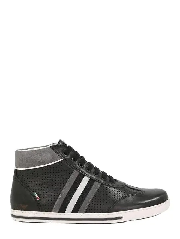 Emporio Armani High Top Sneakers - Black
