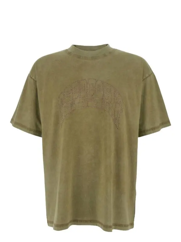 REPRESENT Logo Faded T-shirt - Green