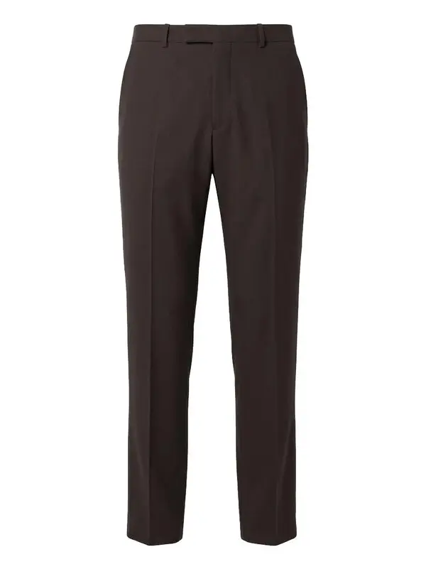 Gucci Technical Panama Trousers - Dark Brown