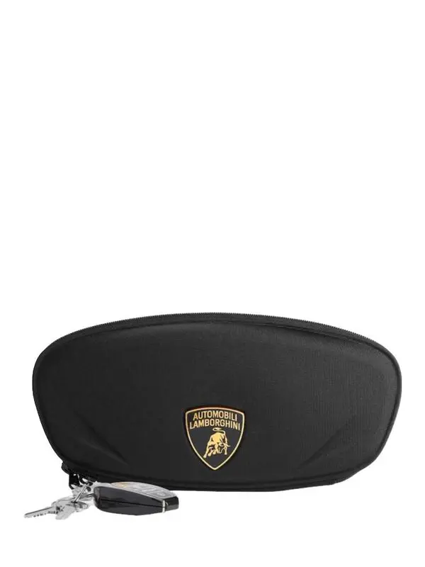 Balenciaga X Automobili Lamborghini Polyamide Clutch With Charms - Black