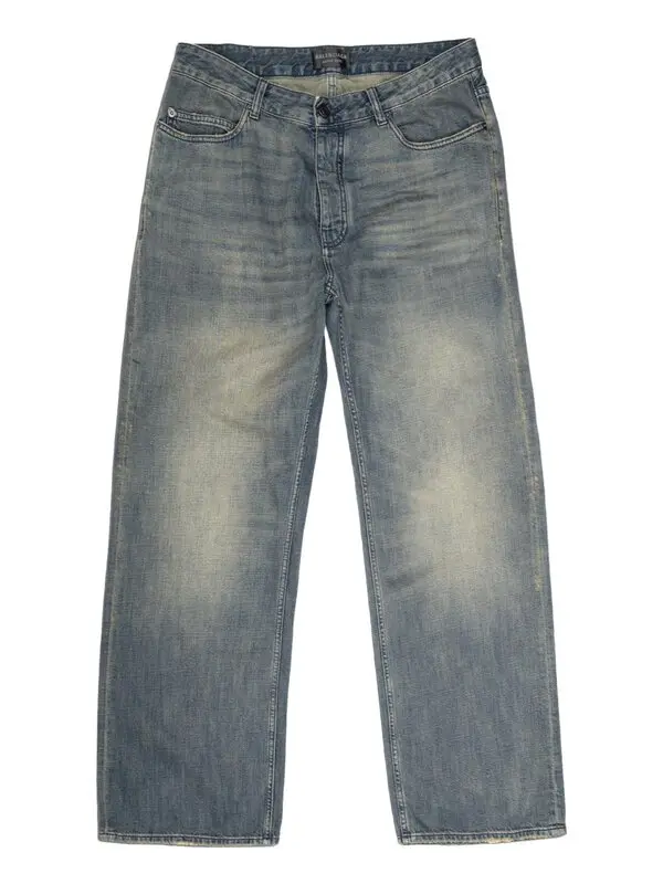 Balenciaga Straight-leg Jeans - Gray