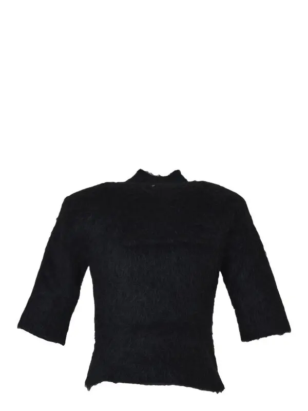 Sportmax Mohair High-neck Pullover - Black