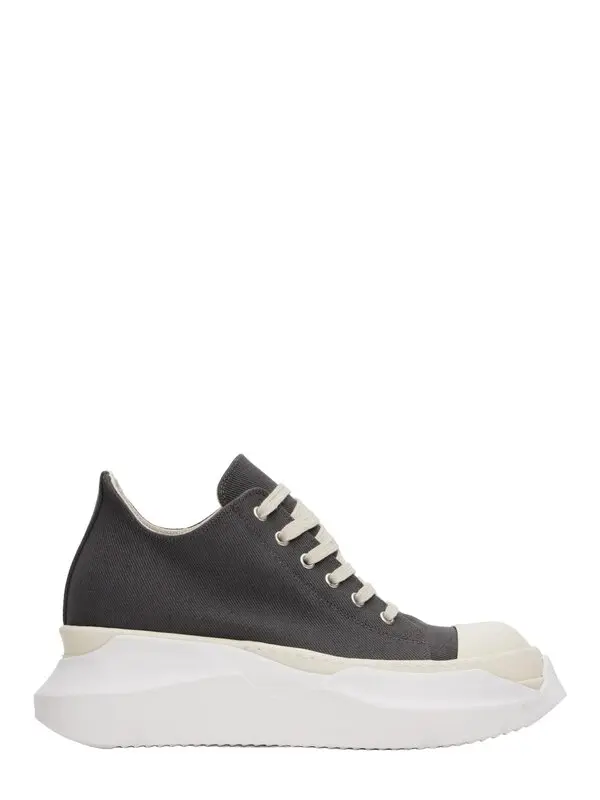 Rick Owens Abstract Low-top Sneakers - Dark Grey/milk/milk