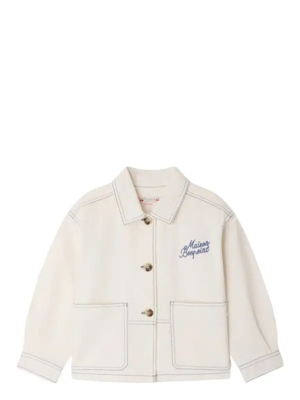 Bonpoint Larity Denim Jacket - Beige