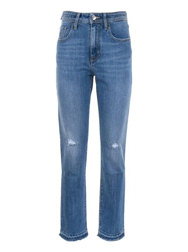Jacob Cohen Distressed Slim-fit Jeans - Blue