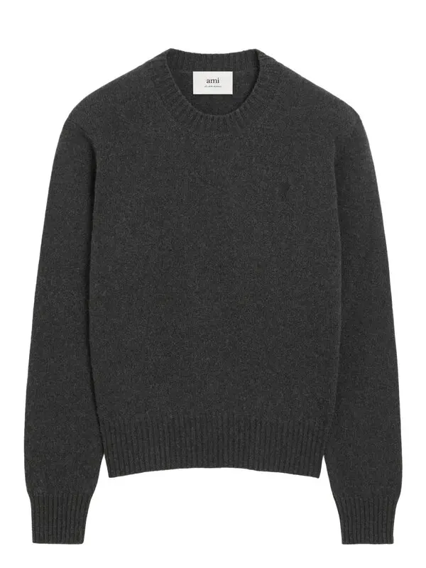 Ami De Coeur Crew Neck Sweater - Anthracite