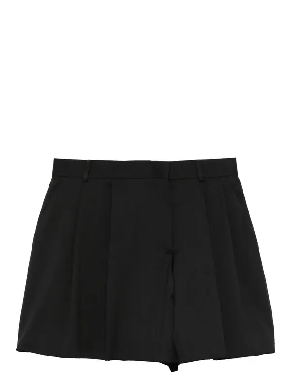 Moschino Virgin Wool Shorts - Black