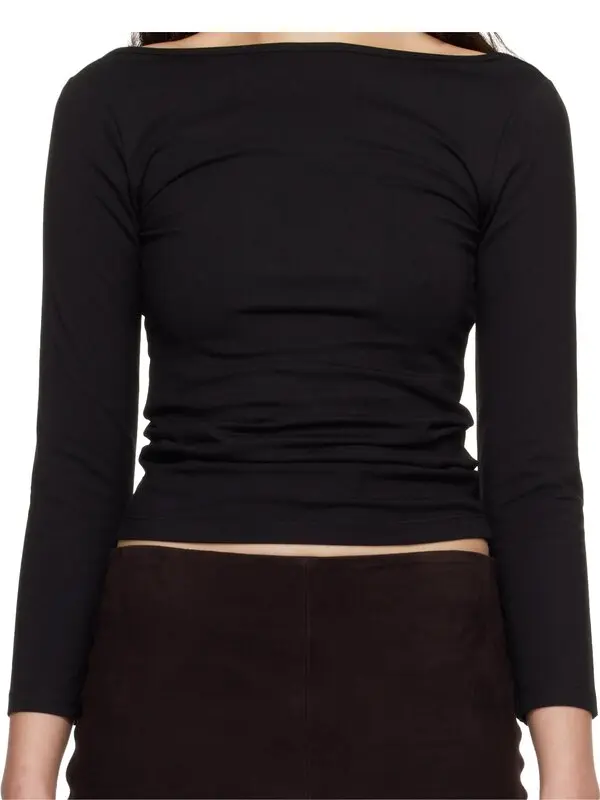 ST. AGNI Long-sleeved T-shirt - Deep Black