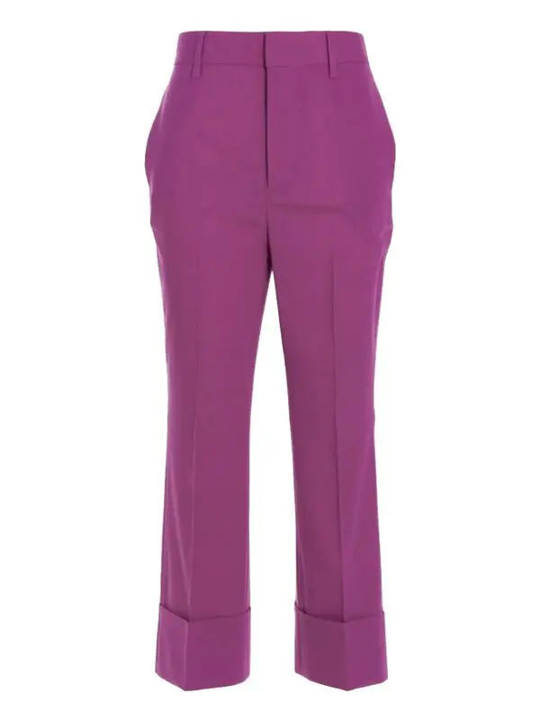 Dsquared2 Pleated Wide-leg Trousers - Pink