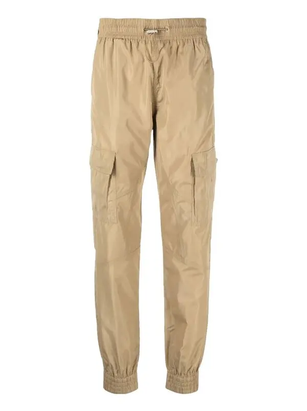 DIESEL® High-waisted Slim Track Pants - Nude