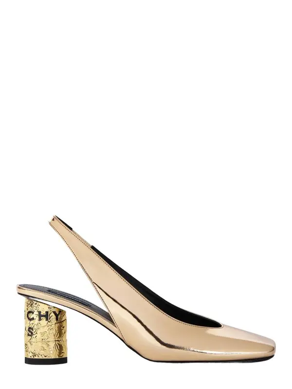 Givenchy Tape Slingback Pumps - Gold