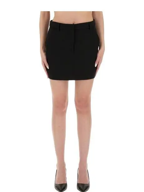 Moschino Belt Loop Skirt - Black