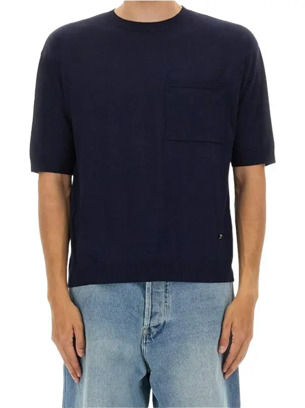 Moschino Short-sleeved Knitted Jumper - Black