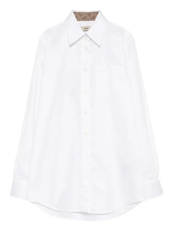 Herno Long-sleeved Pocket Shirt - White