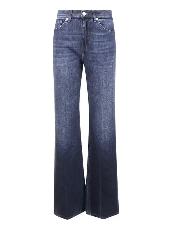 DONDUP Amber Seam Detailed Jeans - Blue