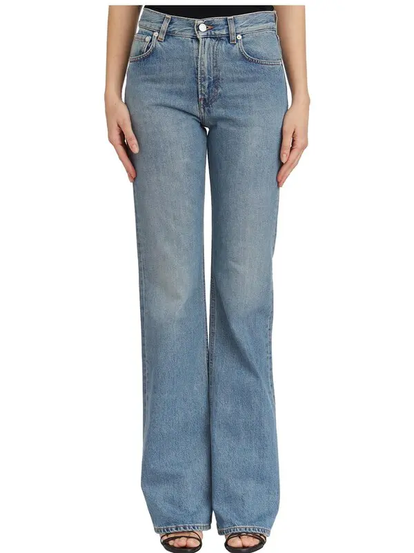 HAIKURE Five-pocket Denim Trousers - Blue