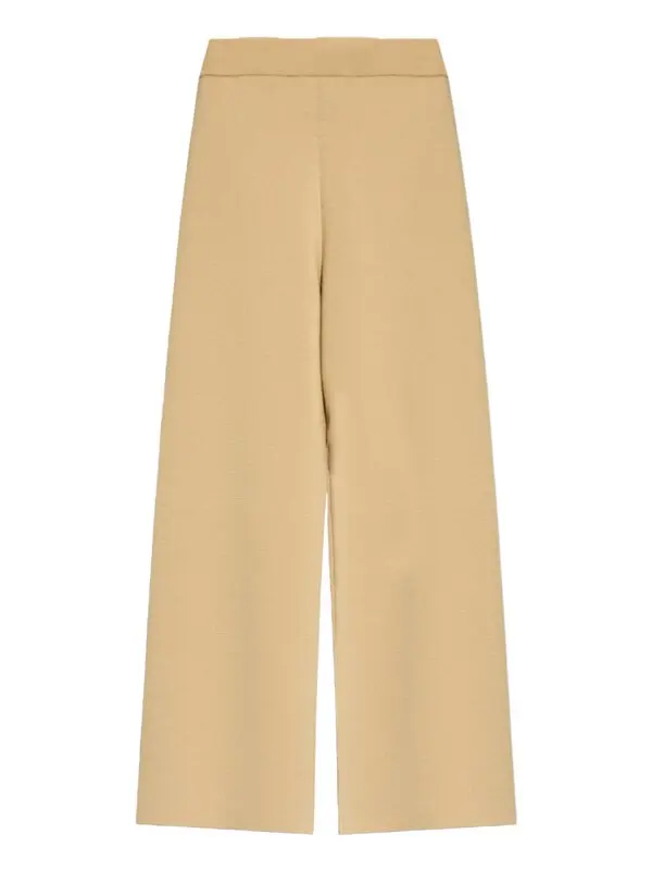 Kenzo Logo Patch Cropped Trousers - Nude