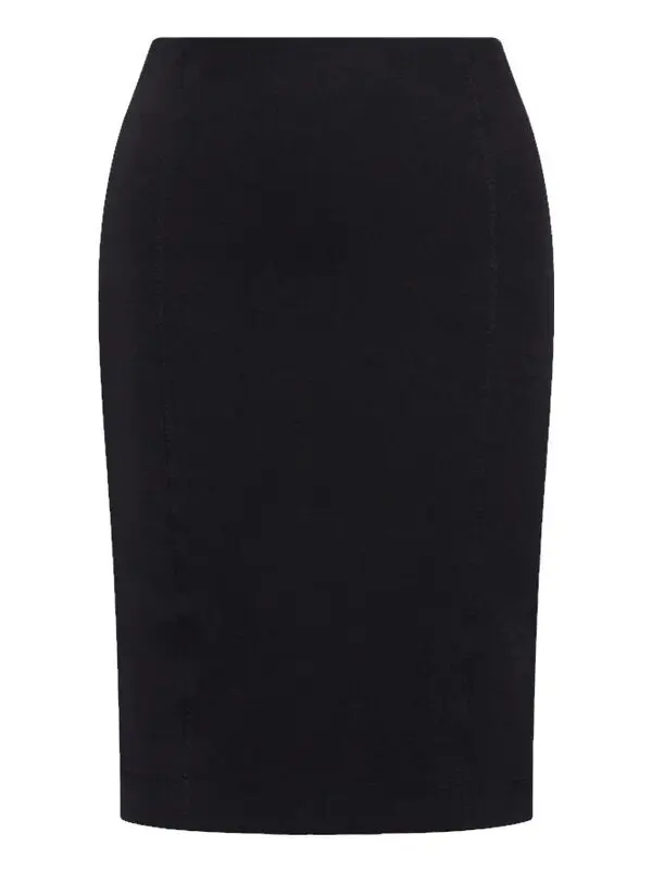 DONDUP Panelled Zip-front Skirt - Black