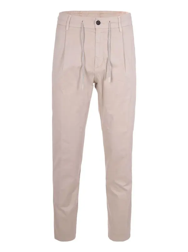 Eleventy Drawstring Tapered Trousers - Nude