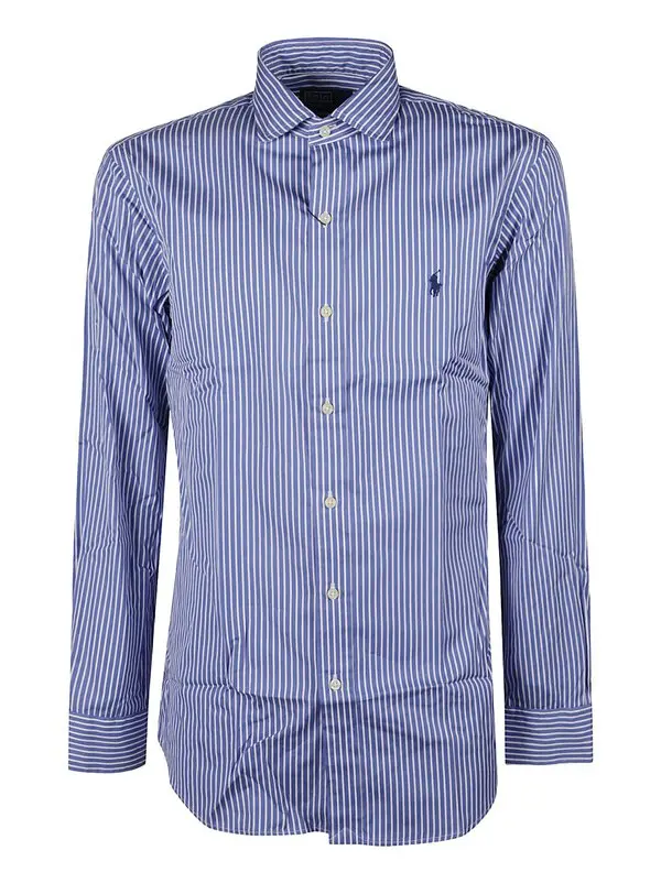 Polo Ralph Lauren Striped Sport Shirt - Blue