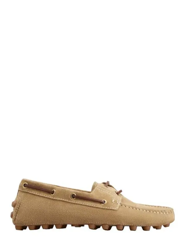 TOD'S Boat Gommino Bubble Flat - Beige