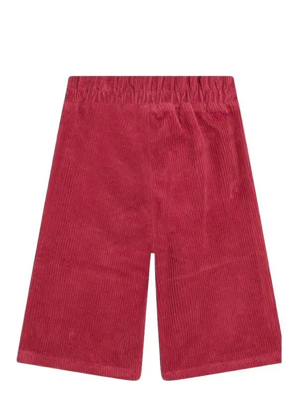 Chloé Corduroy Straight-leg Trousers - Red