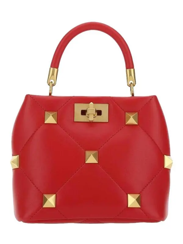 Valentino Garavani Small Roman Stud Tote Bag - Red
