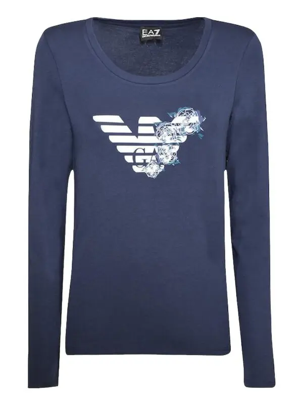 EA7 Long Sleeve T-shirt - Blue
