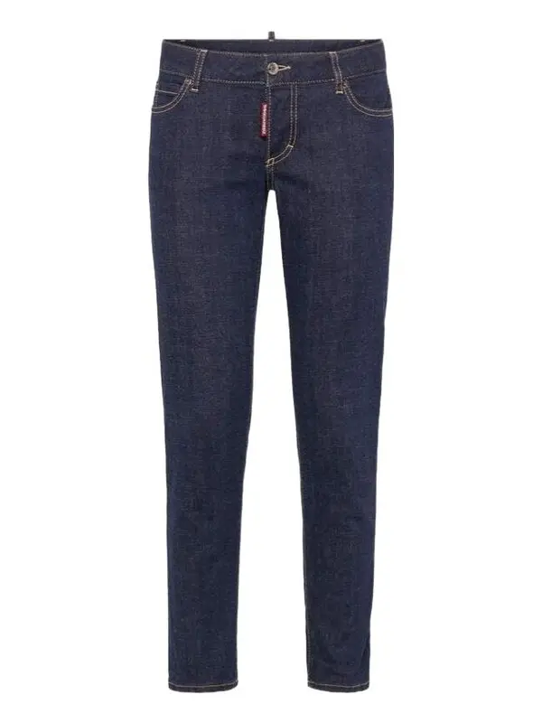 Dsquared2 Logo Patch Jennifer Jeans - Black