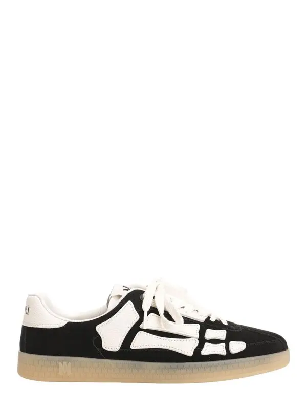 Amiri Pacific Bones Lace-up Sneakers - Black
