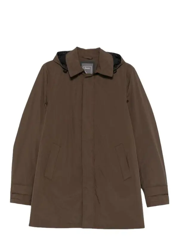 Herno Hooded Down Jacket - Brown
