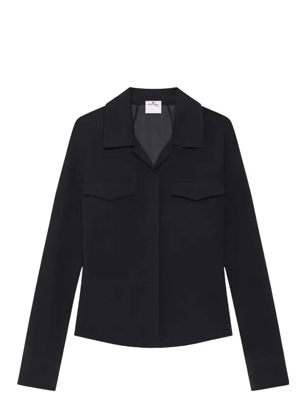 COURREGES Two-pocket Shirt - Black